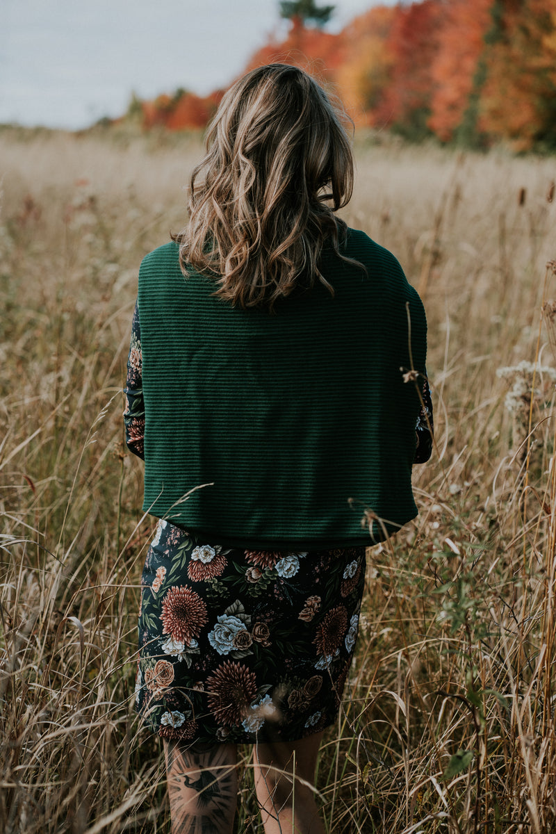 Robe manche longue - Effluve automnale noir – LeekaShop